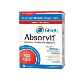 ABSORVIT GERAL DE 30 COMPRIMIDOS - Farmácia Sousa Reis